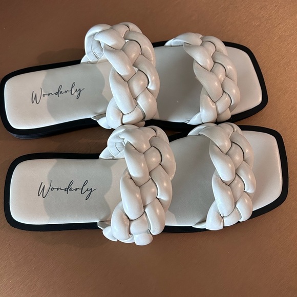 Wonderly | Shoes | Wonderly Gayle Braided Double Band Sandals | Poshmark